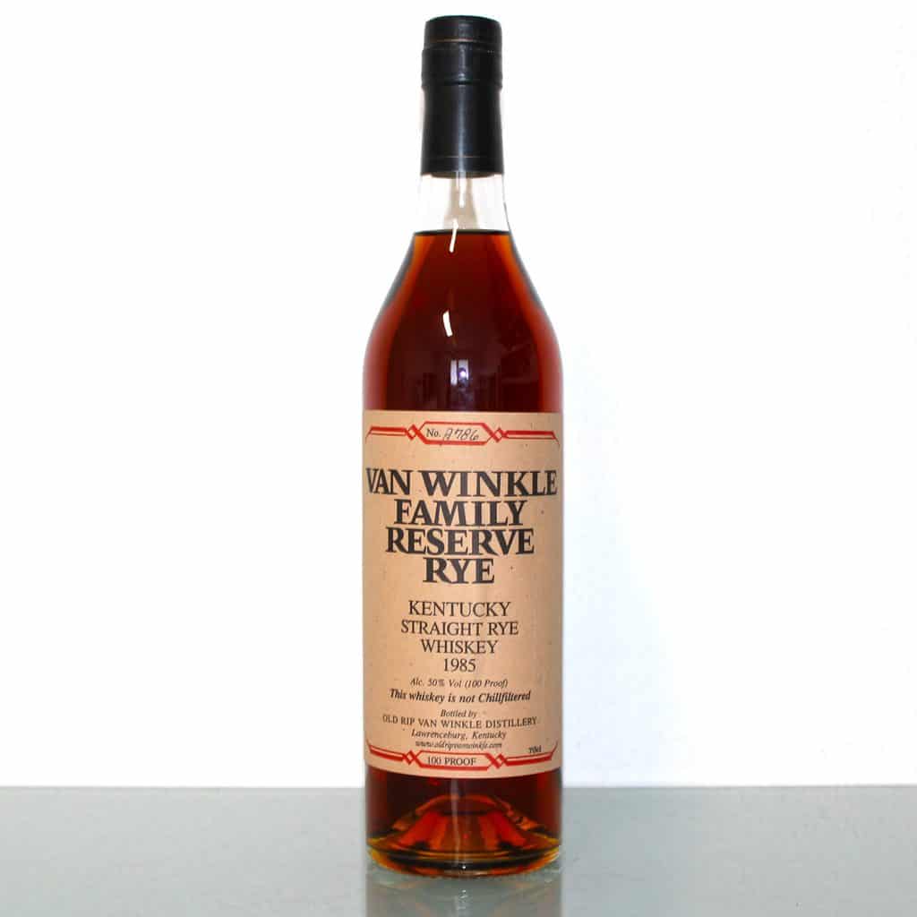 Van Winkle Family Reserve Rye 1985 Bourbon Whiskey | Whisky-Ankauf