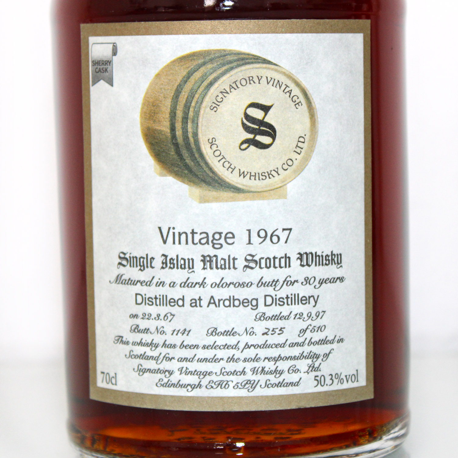 Ardbeg 1967 30 Years Old Signatory Vintage | Whisky-Ankauf